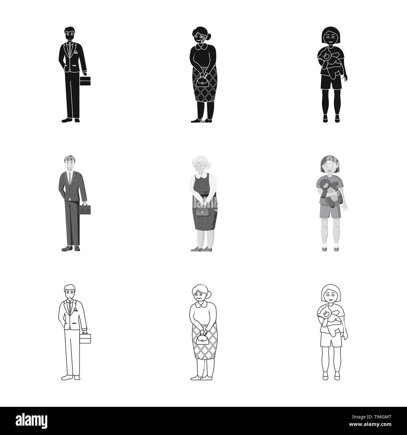 Human Figures With Clothes