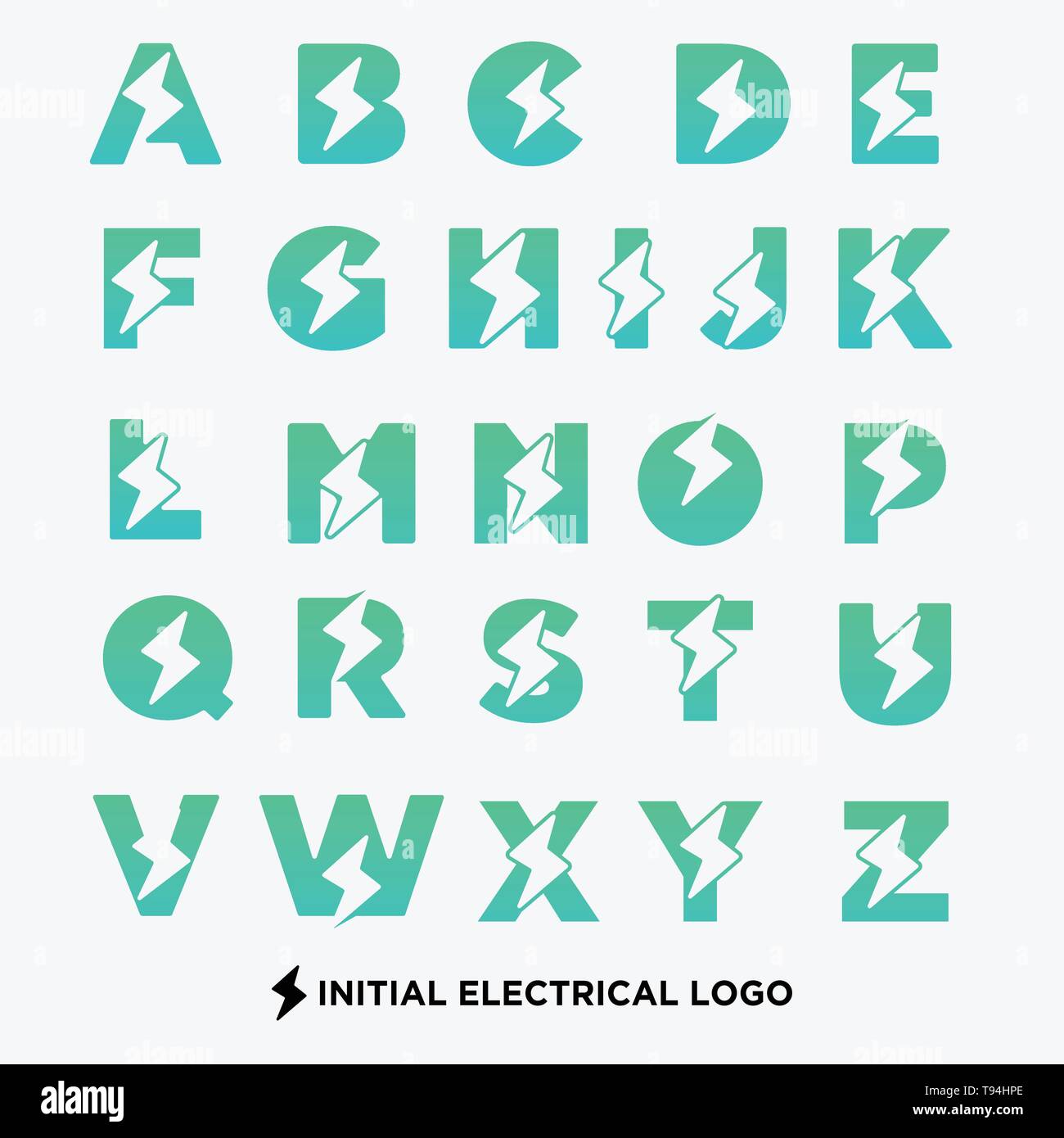 Engineering Lettering A Z