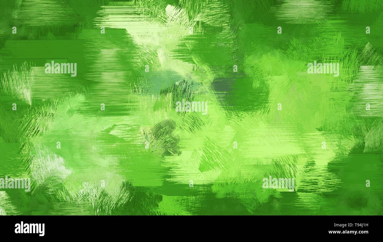 moderate green, dark green and pale green color painted vintage ...