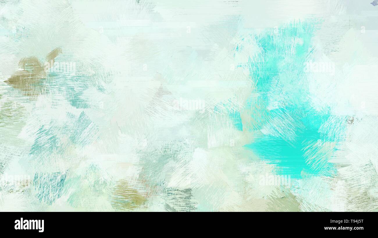 broad brush strokes of lavender, turquoise and sky blue color paint ...