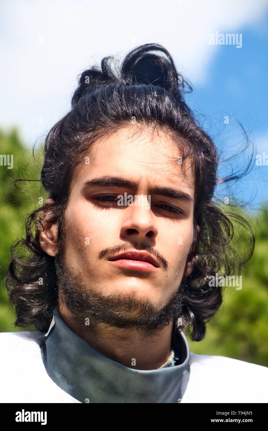Portrait of an attractive modern young man Stock Photo - Alamy