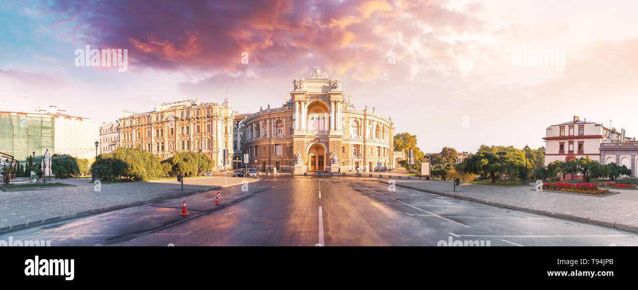 Odessa state academic theater of opera and ballet hi-res stock ...