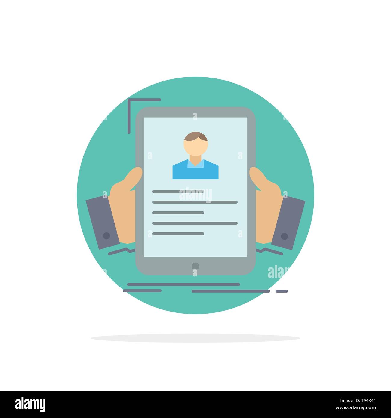 Hiring employee flat design select hi-res stock photography and images ...