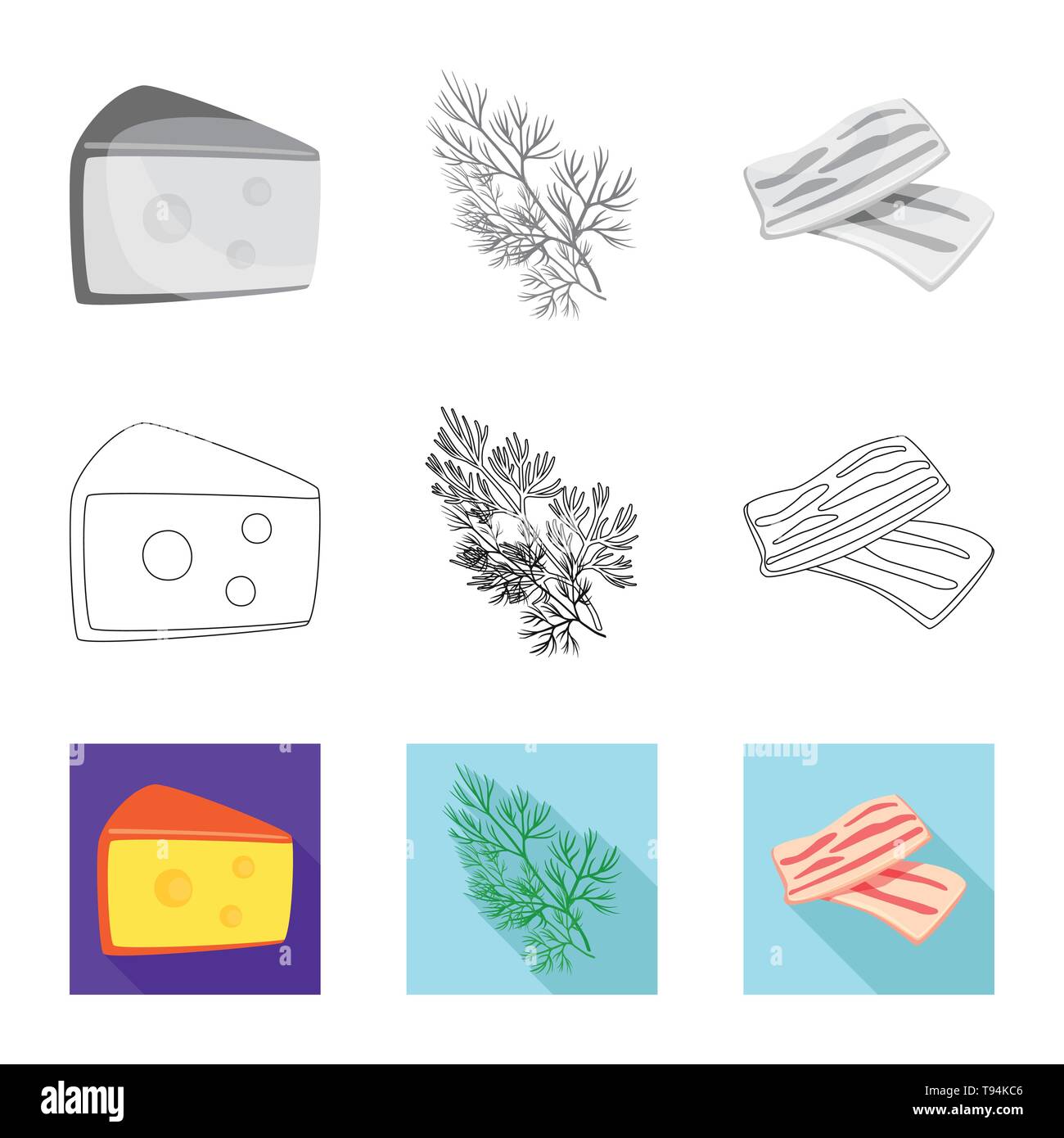 Lard block Stock Vector Images - Alamy