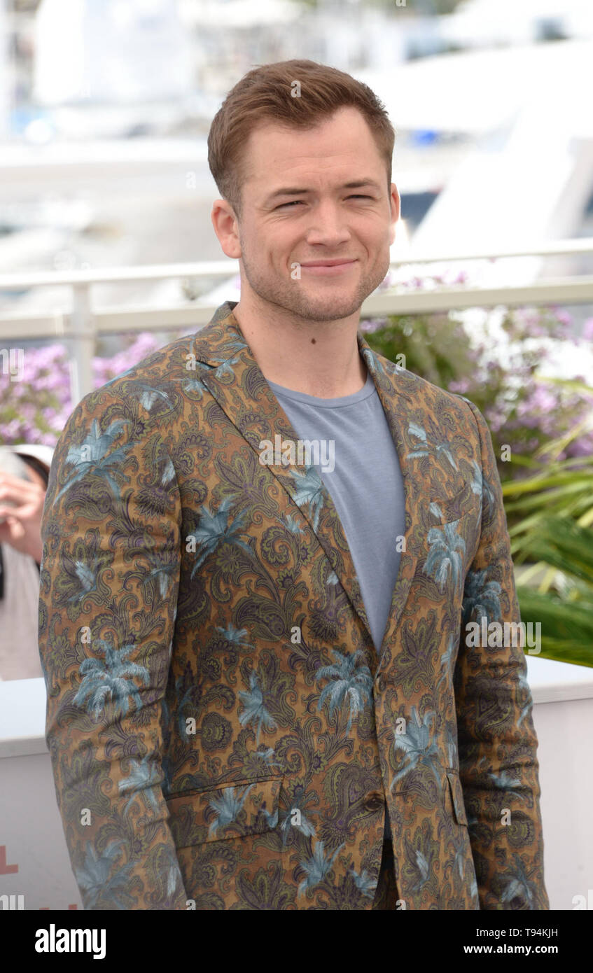 May 16, 2019 - Cannes, France - CANNES, FRANCE - MAY 16:T. Egerton ...