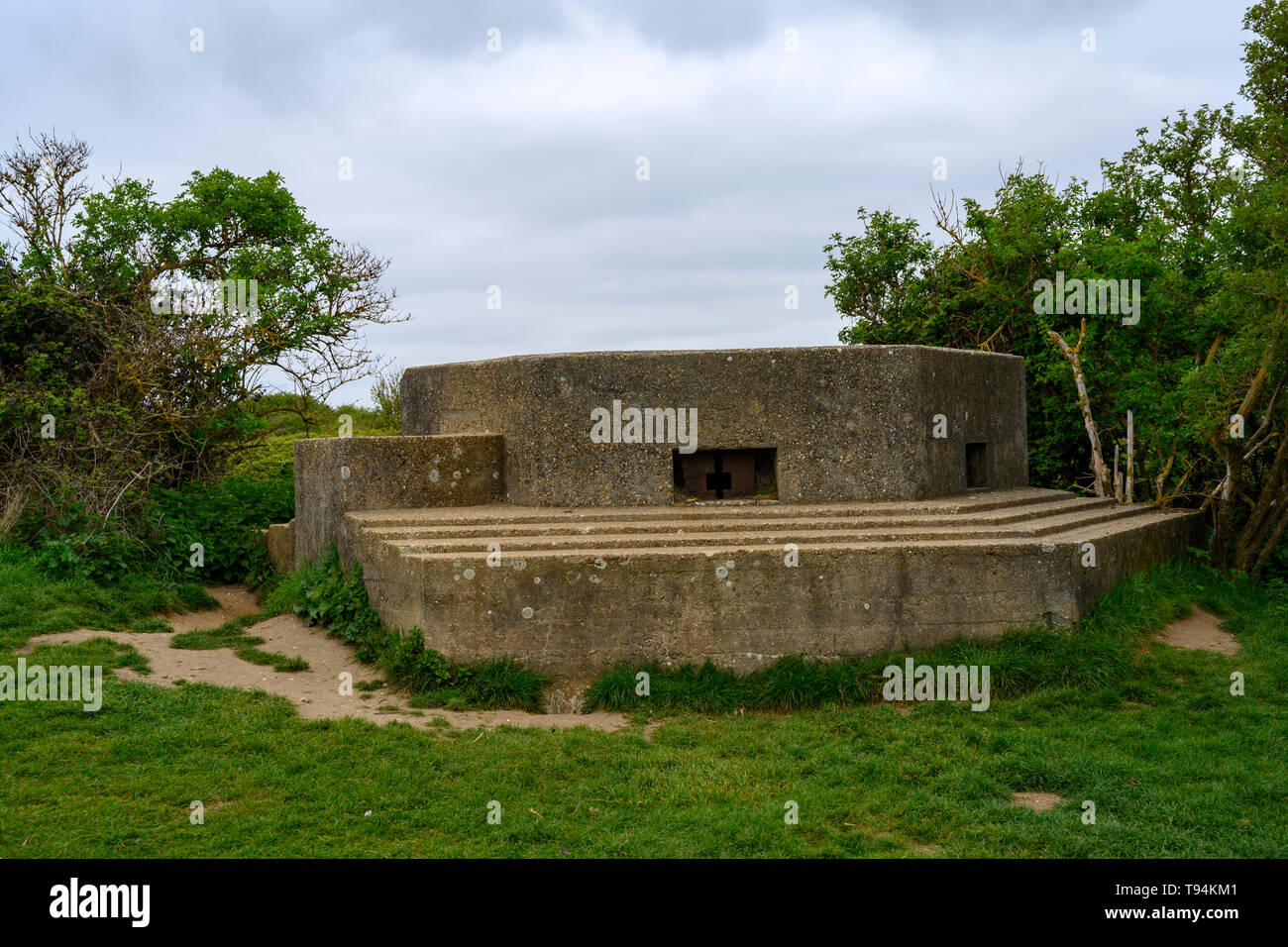 World War Two infantry pillbox Stock Photo - Alamy