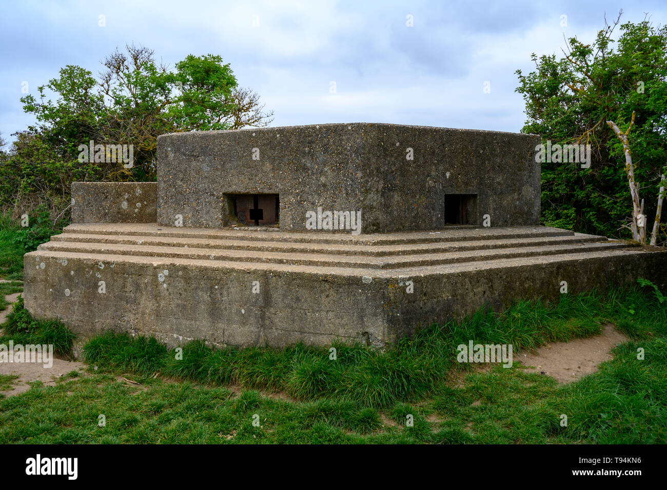 World War Two infantry pillbox Stock Photo - Alamy