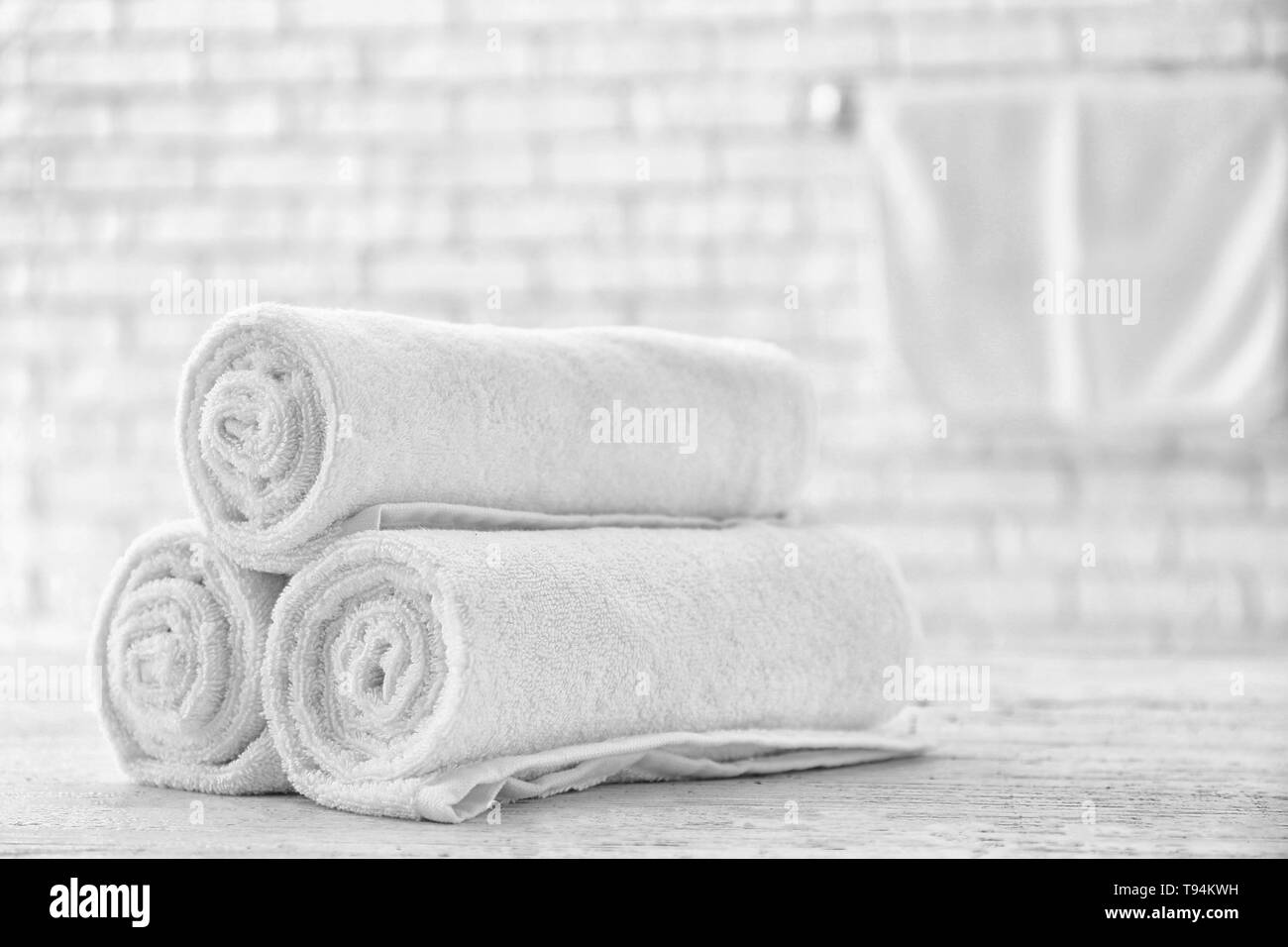 Table bath Black and White Stock Photos & Images - Alamy