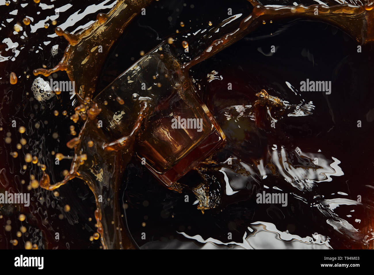 An overturned glass hi-res stock photography and images - Alamy
