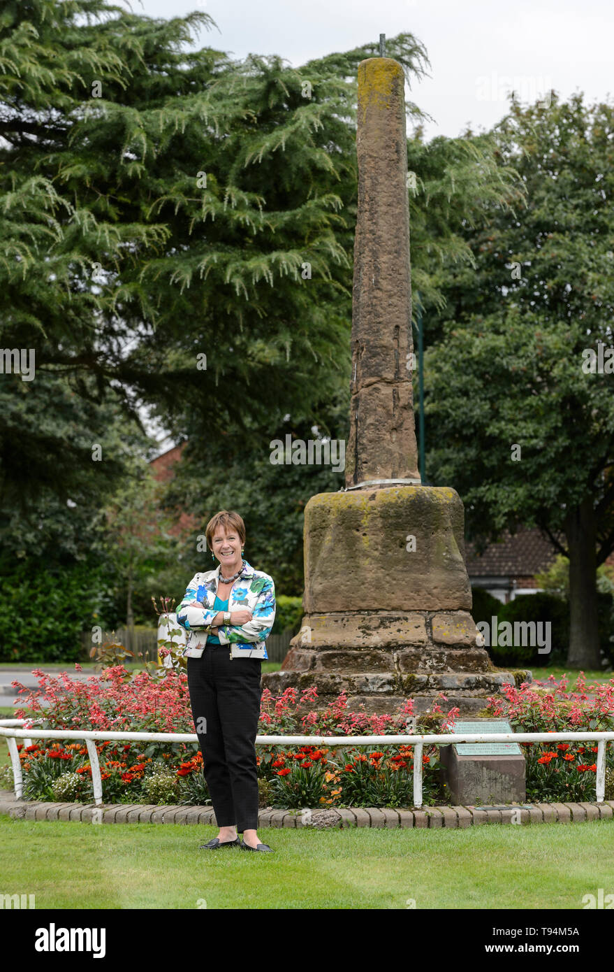 Caroline Spelman MP pictured on the Village Green in Meriden, West ...