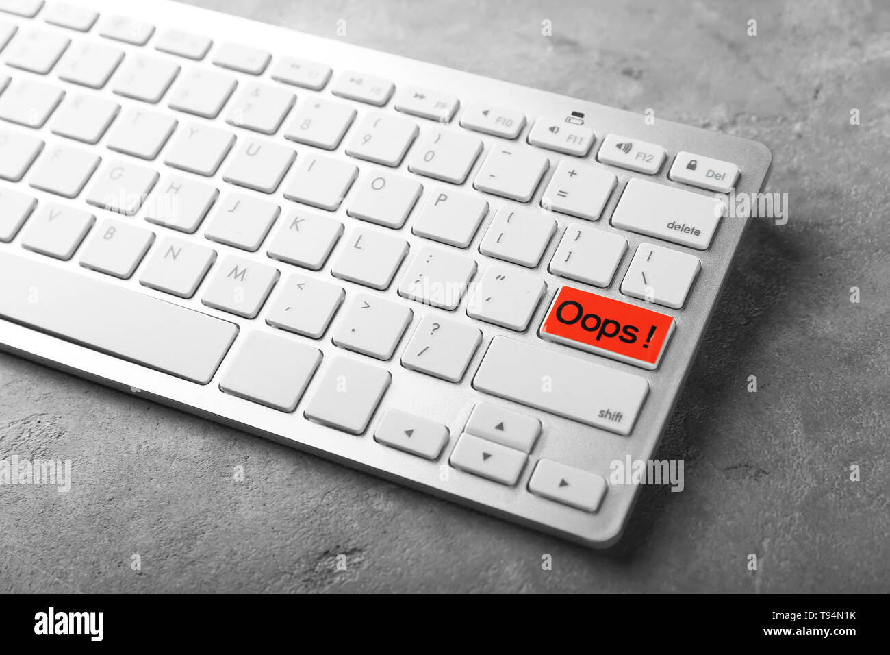 Typing mistake hi-res stock photography and images - Alamy
