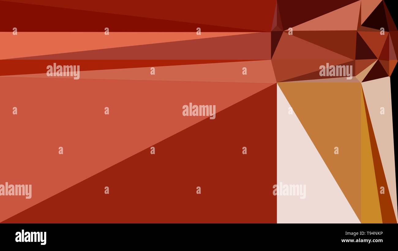 geometric triangle abstract background with sienna, firebrick and baby ...