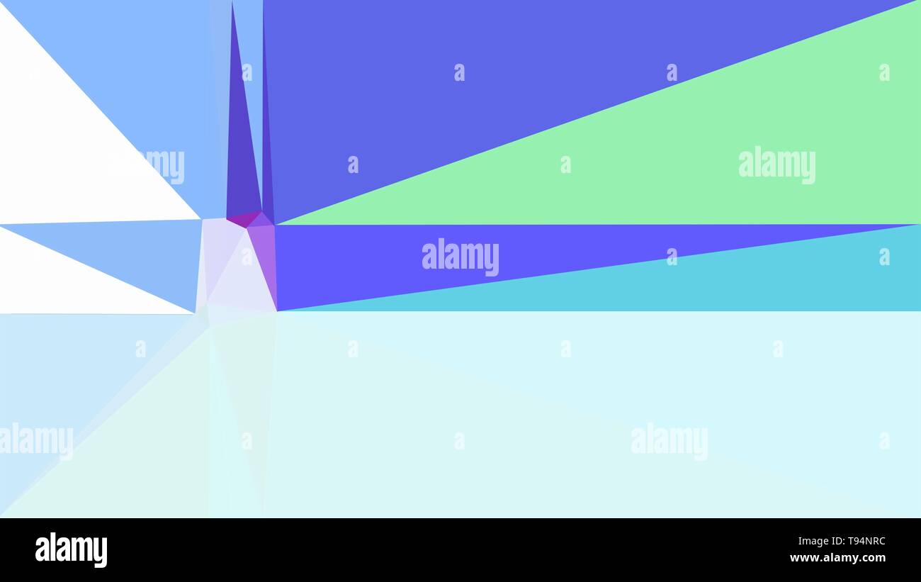 Abstract color triangles geometric background with medium slate blue ...