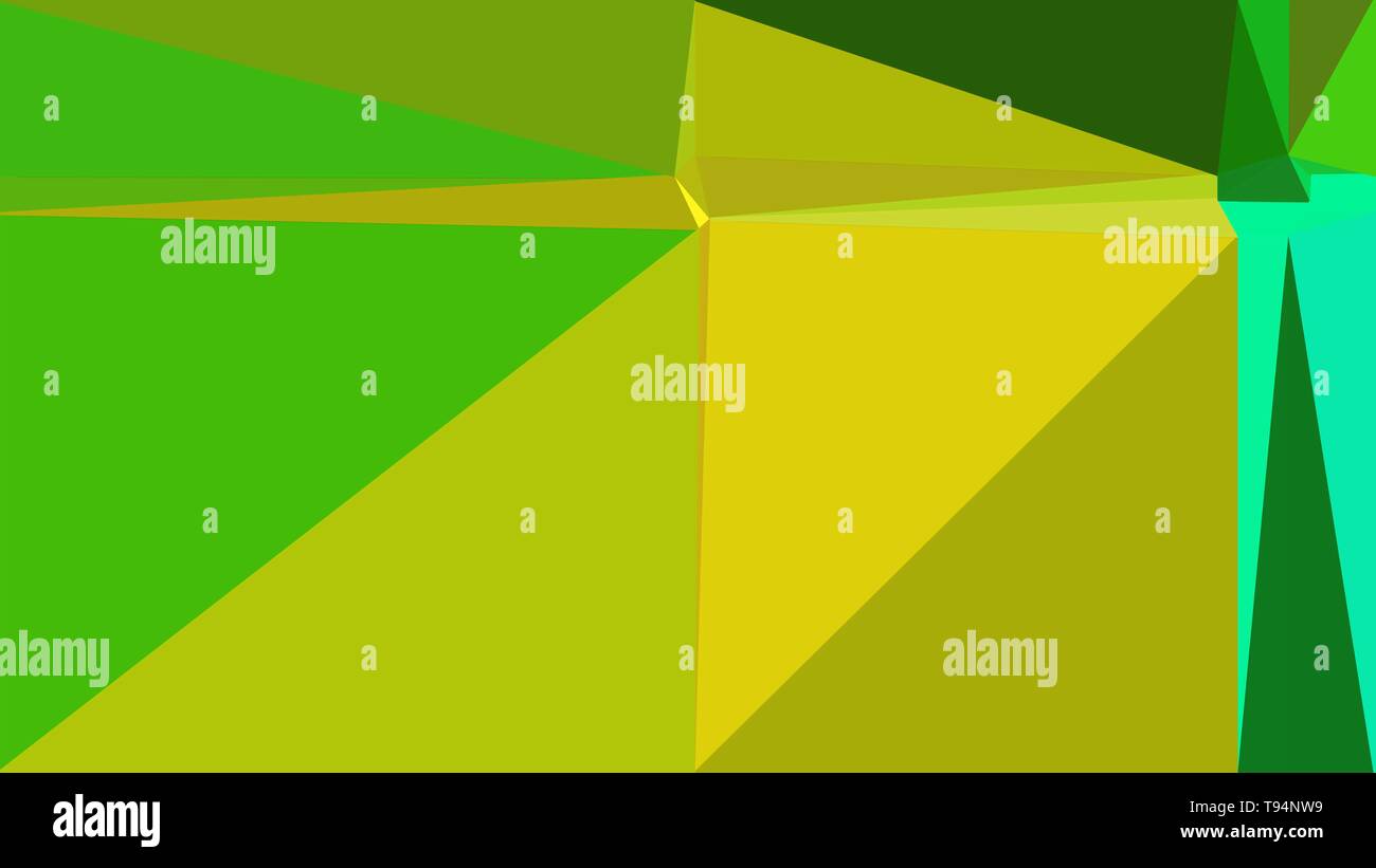 geometric lime green, forest green and yellow green color background ...
