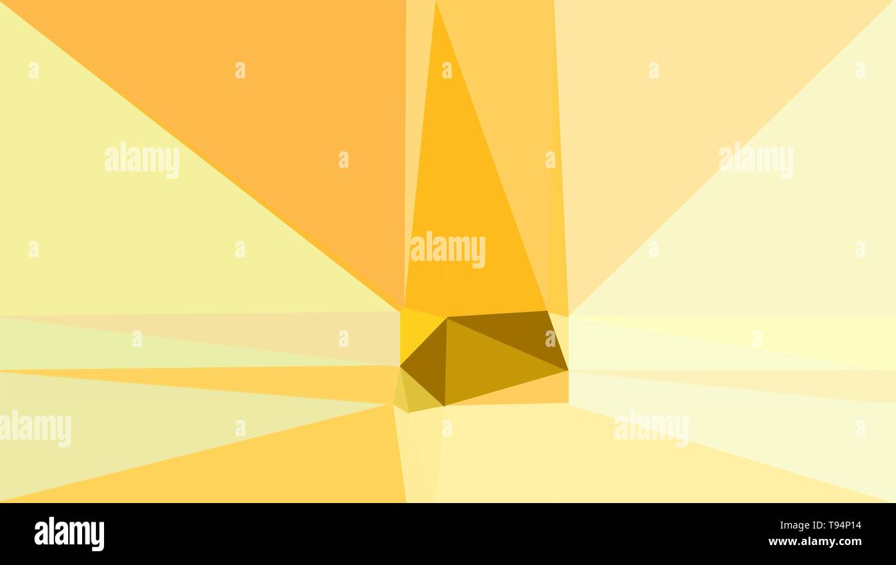 Abstract color triangles geometric background with pastel orange, pale ...