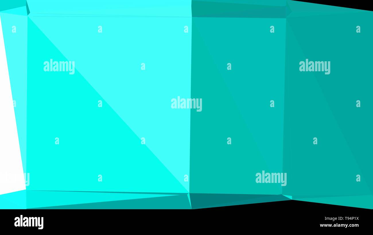 dark turquoise, turquoise and black color background with triangles ...