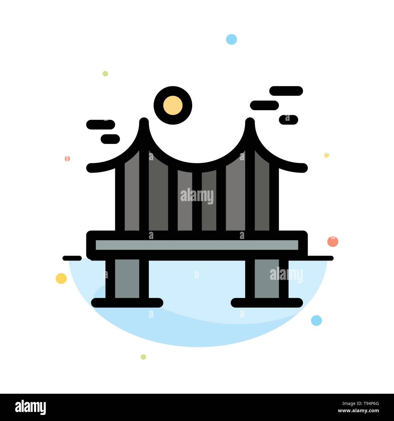 Abstract Road Bridge Icon High Resolution Stock Photography and Images ...