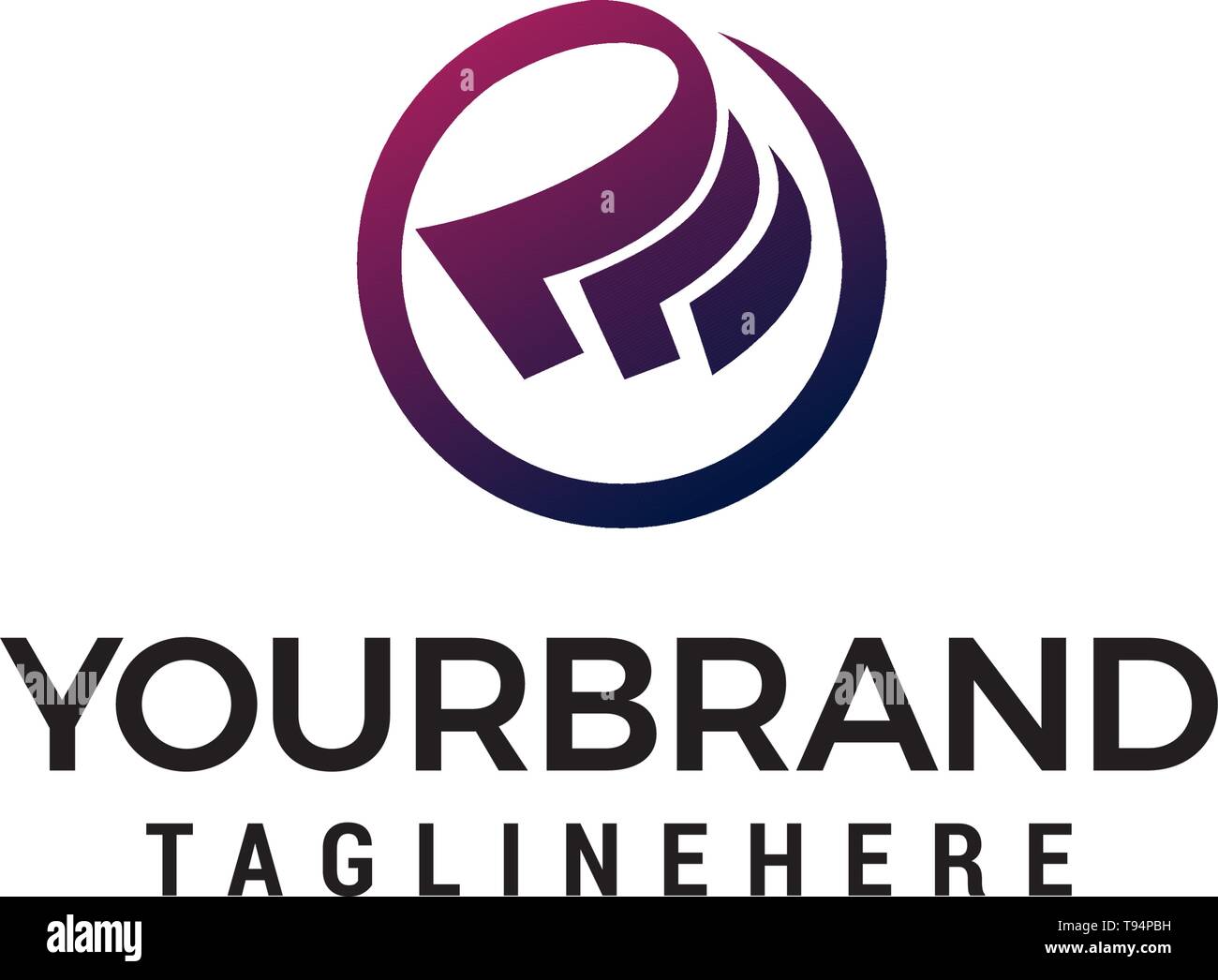 Coin icon logo design Stock Vector Images - Alamy