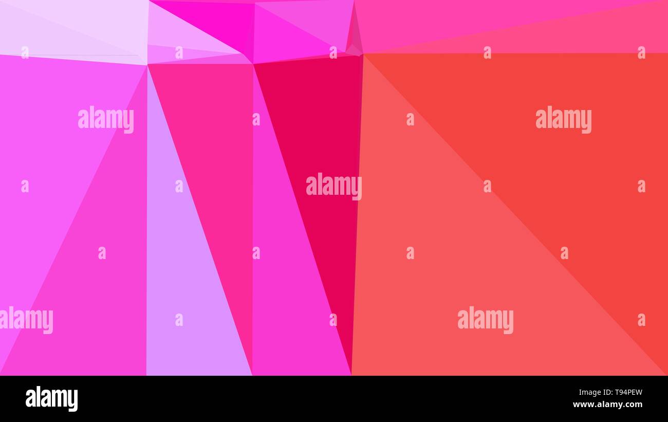 geometric tomato, neon fuchsia and plum color background. for creative ...