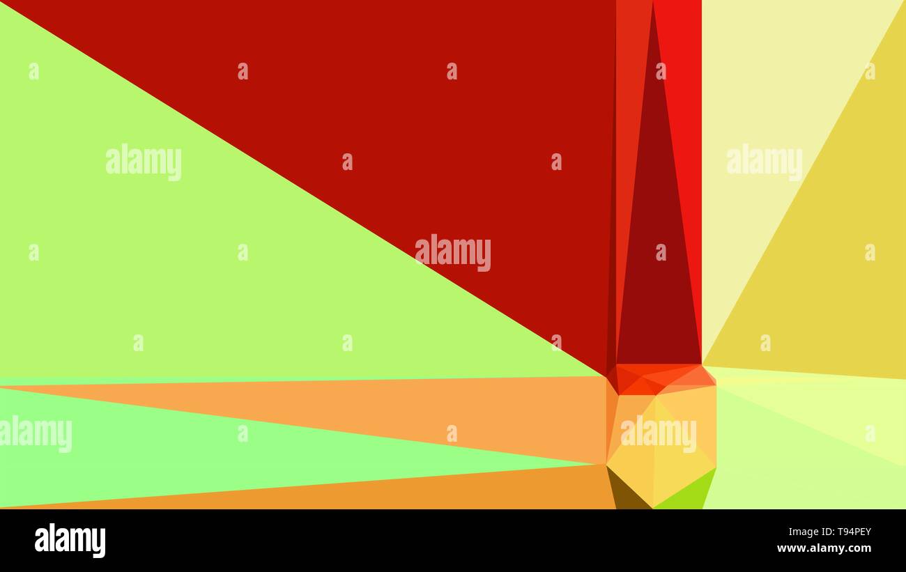 strong red, dark khaki and golden rod color geometric triangle ...