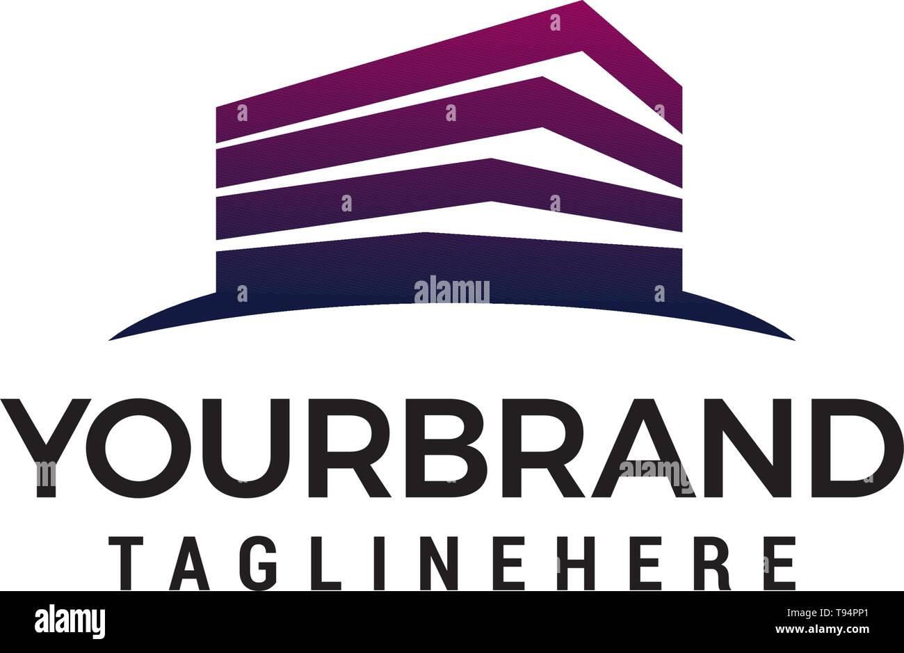 real estate building ogo design concept template vector Stock Vector ...