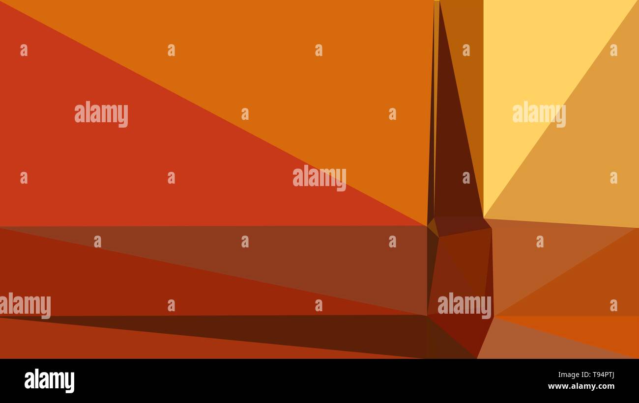 retro style triangle illustration. firebrick, coffee and dark red ...