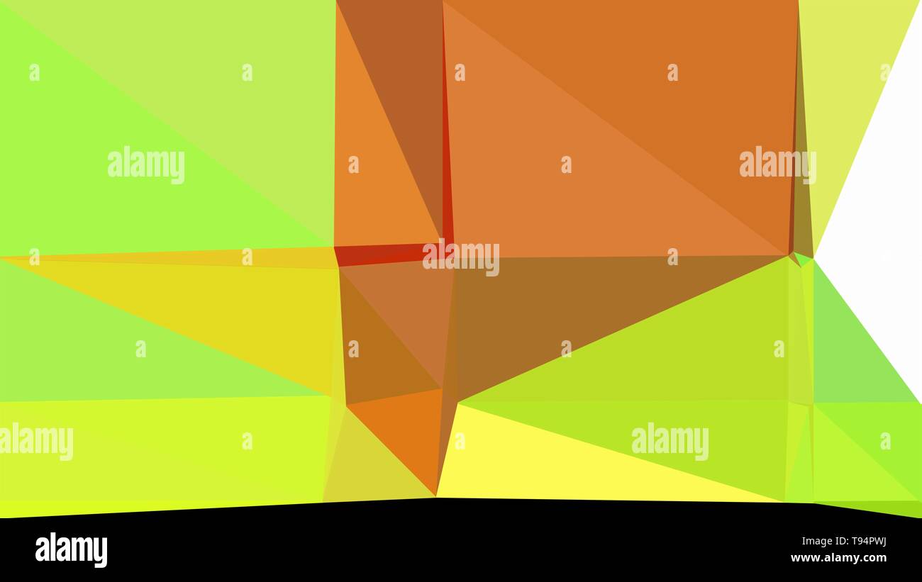 geometric triangles style in golden rod, green yellow and bronze color ...