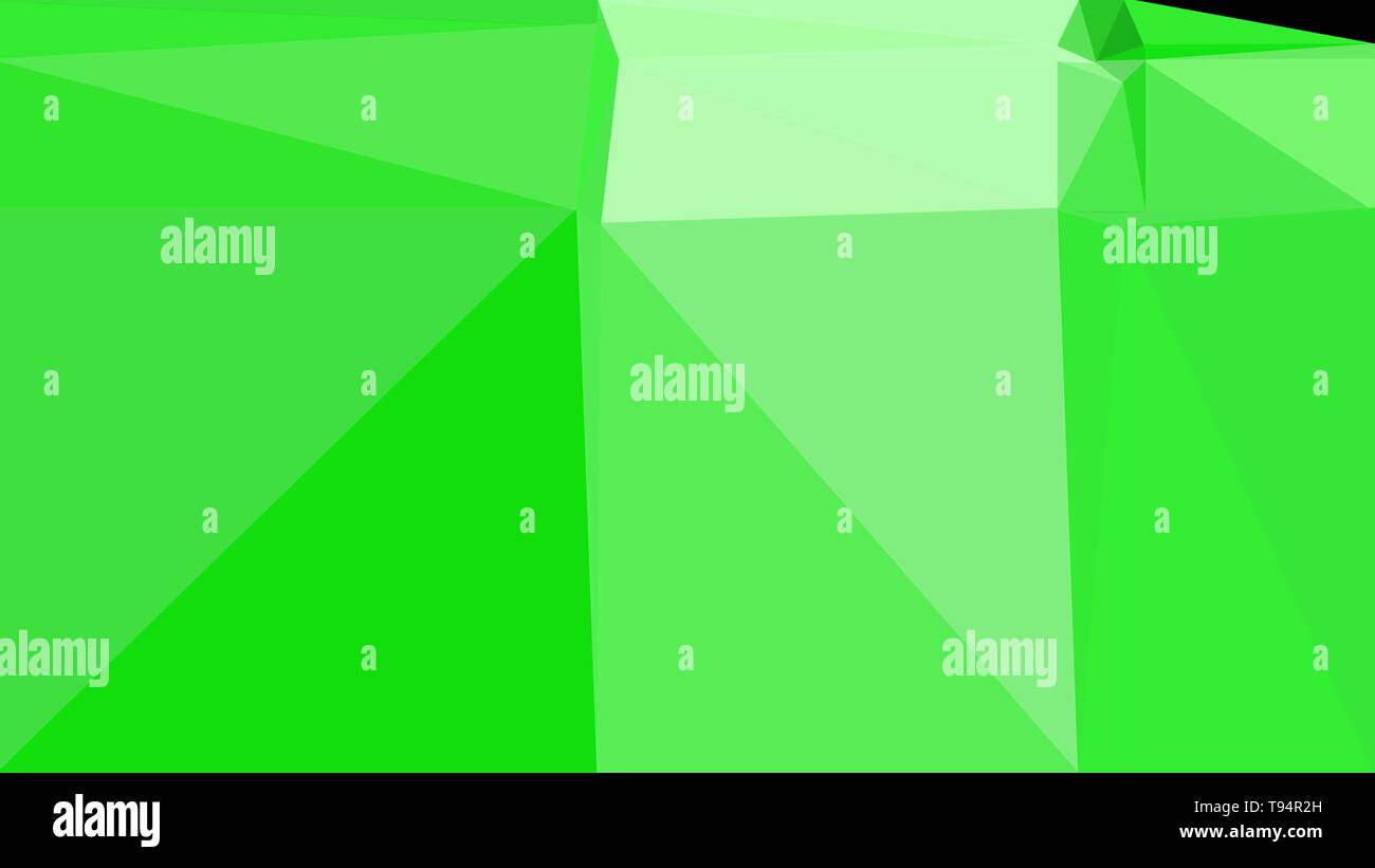 abstract geometric background with triangles and lime green, light ...