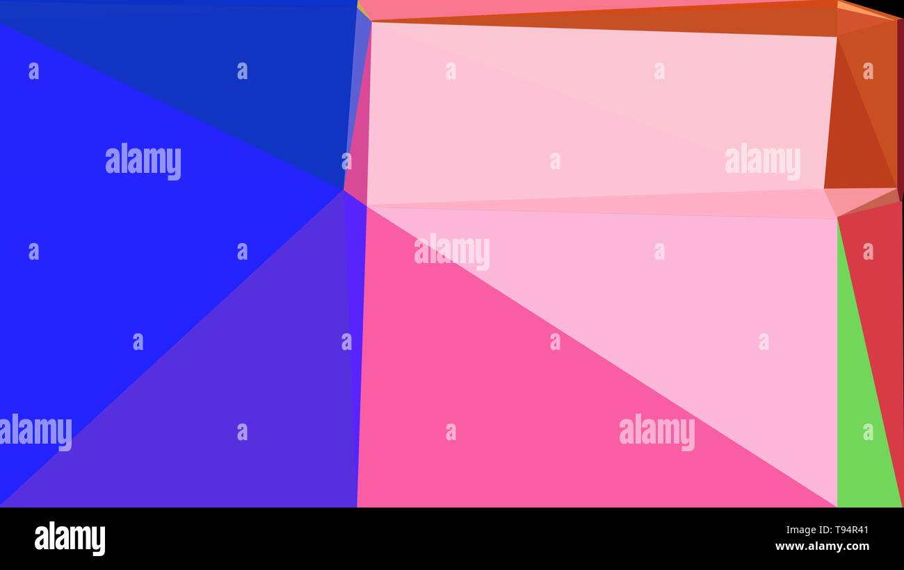 royal blue, pink and moderate red multicolor background art. simple ...