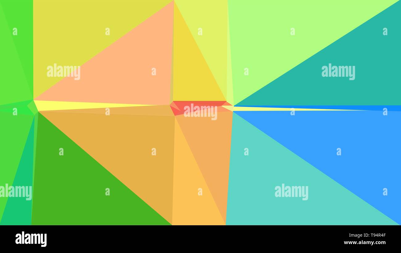 geometric triangles style in medium sea green, dark khaki and light sea ...