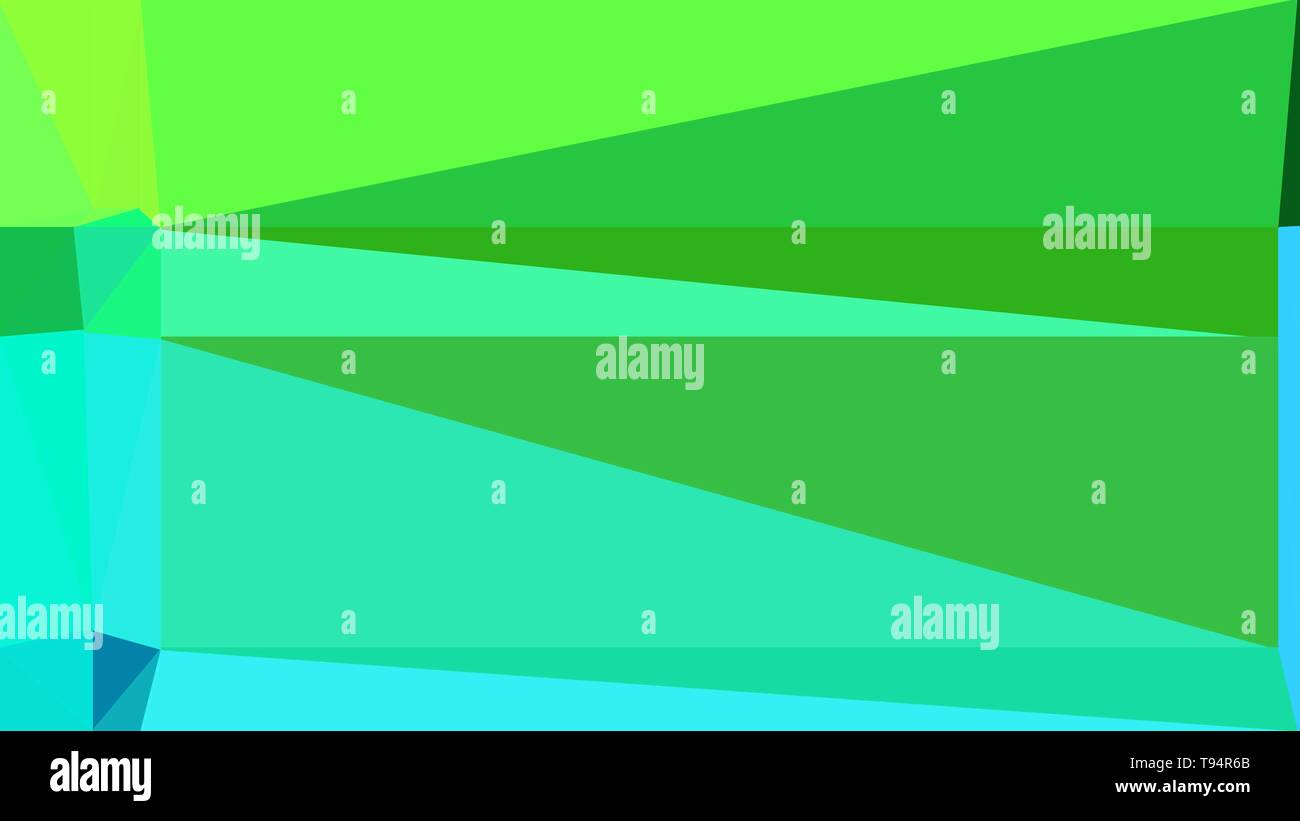 triangle background with lime green, turquoise and green yellow colors ...