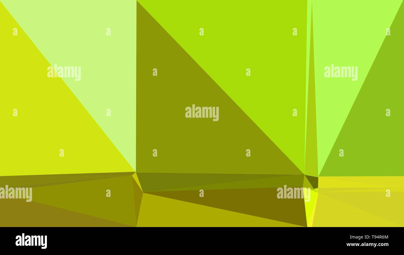 abstract geometric background with triangles and yellow green, gold and ...