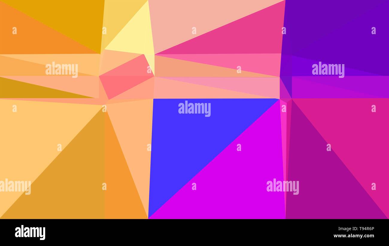 geometric triangles style in medium violet red, sandy brown and golden ...