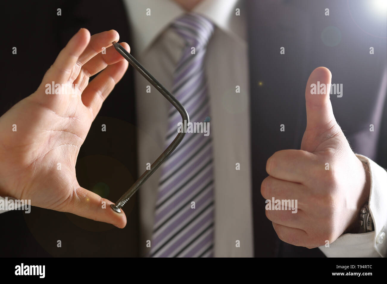 Superman hand gesture hi-res stock photography and images - Alamy