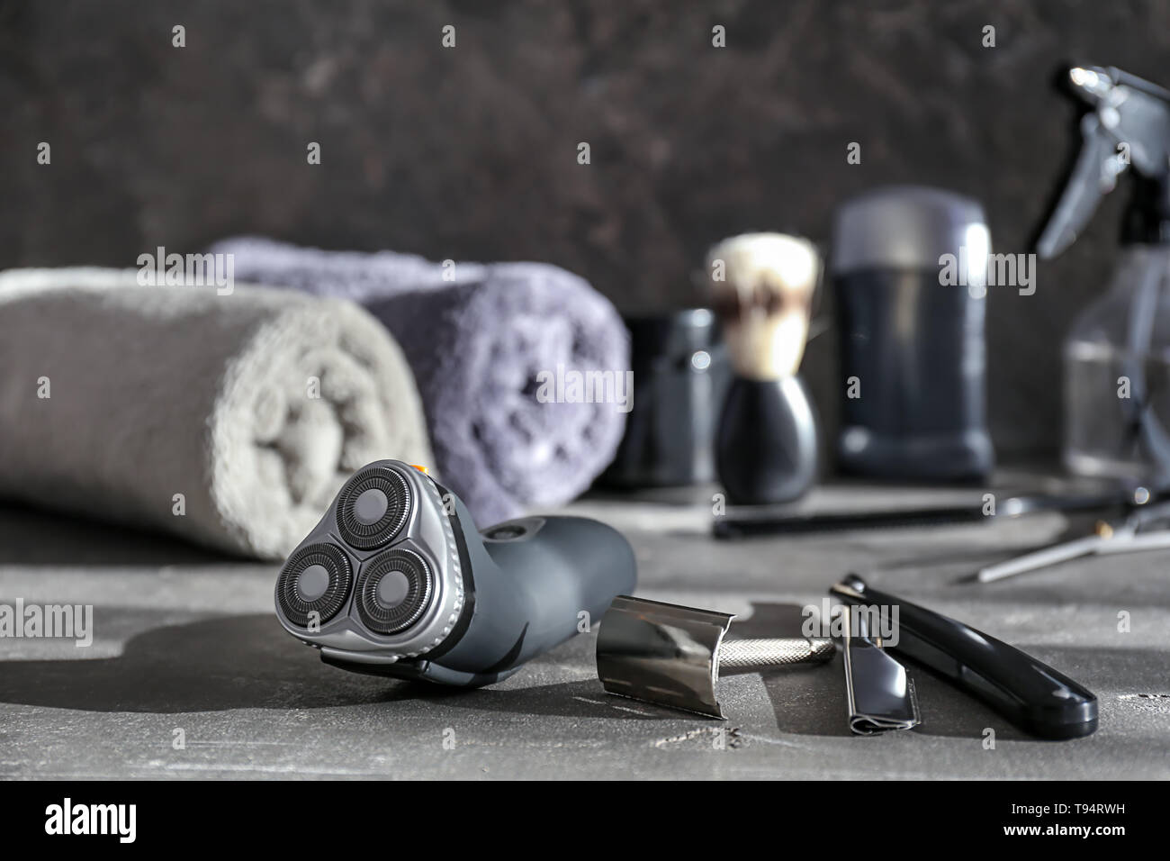 Shaving accessories hi-res stock photography and images - Alamy