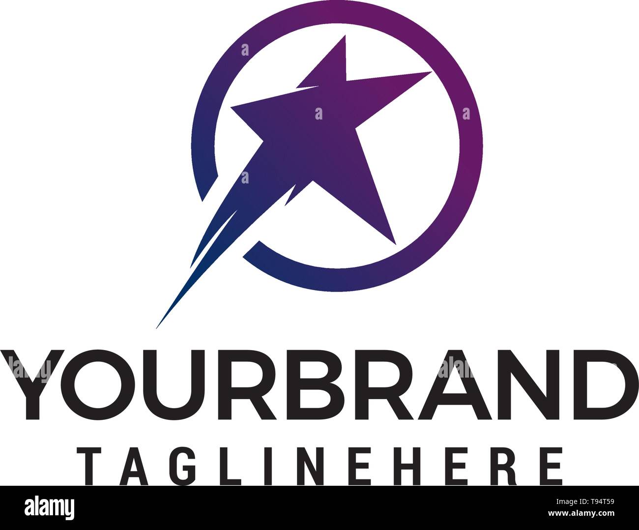 star fast logo design concept template vector Stock Vector Image & Art ...