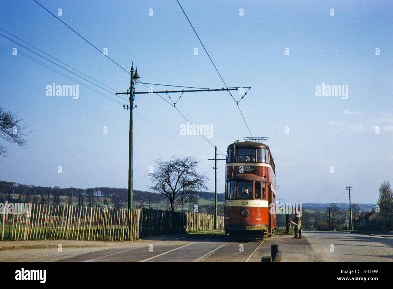 Leeds corporation trams hi-res stock photography and images - Alamy