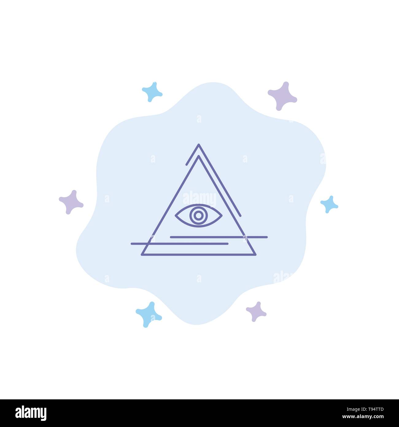 Masonic symbol blue Stock Vector Images - Alamy