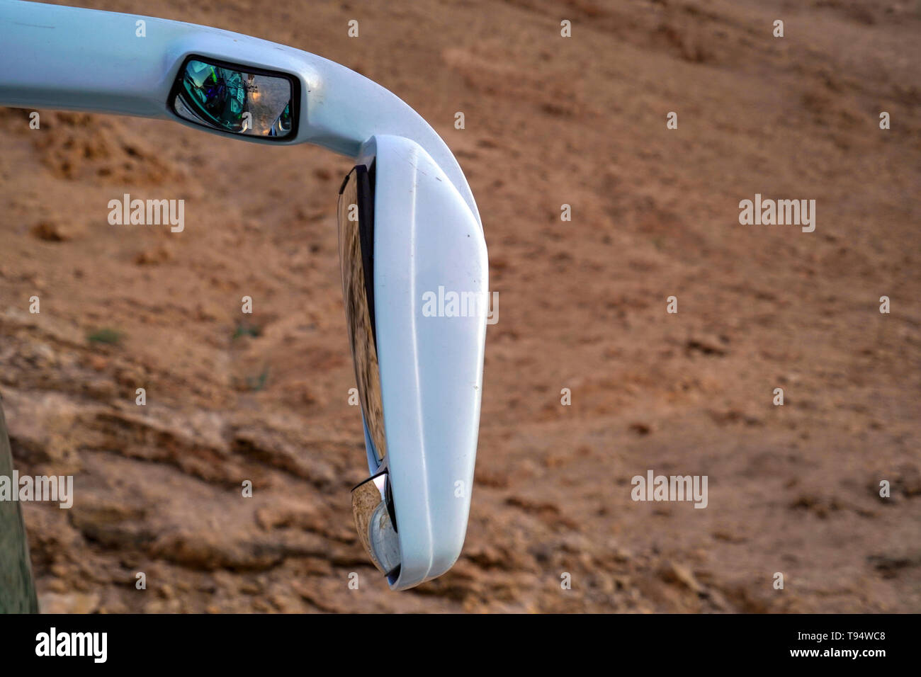 Rear view mirror bus hi-res stock photography and images - Alamy