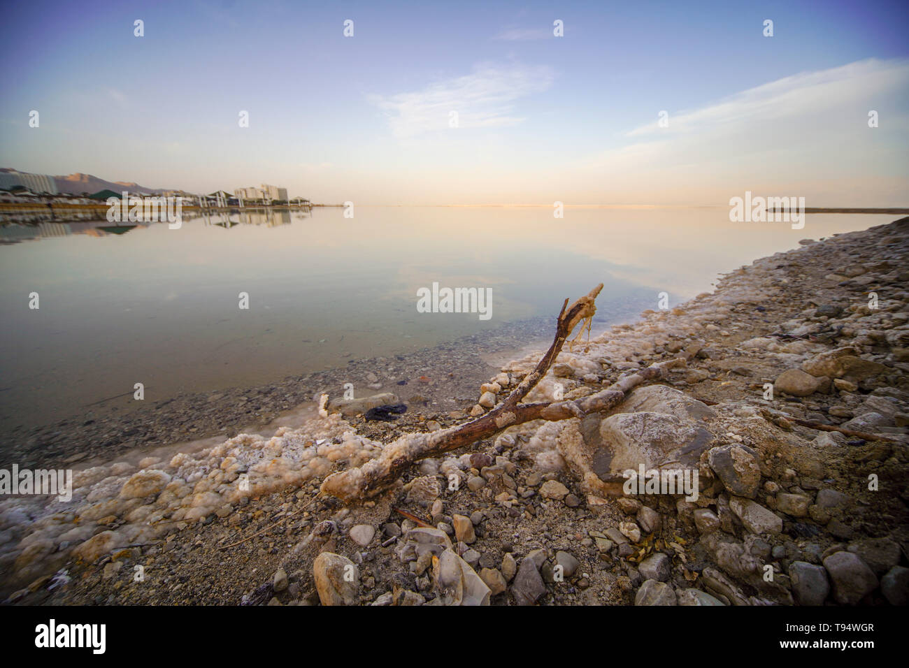 Israel, Dead Sea landscape view Stock Photo - Alamy