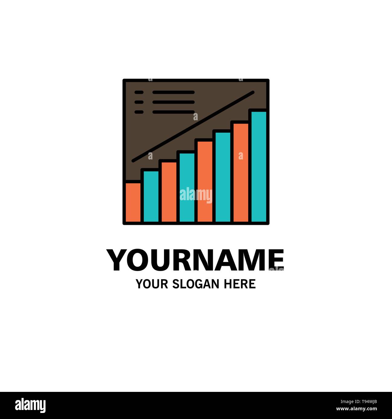 Sales chart logo hi-res stock photography and images - Alamy