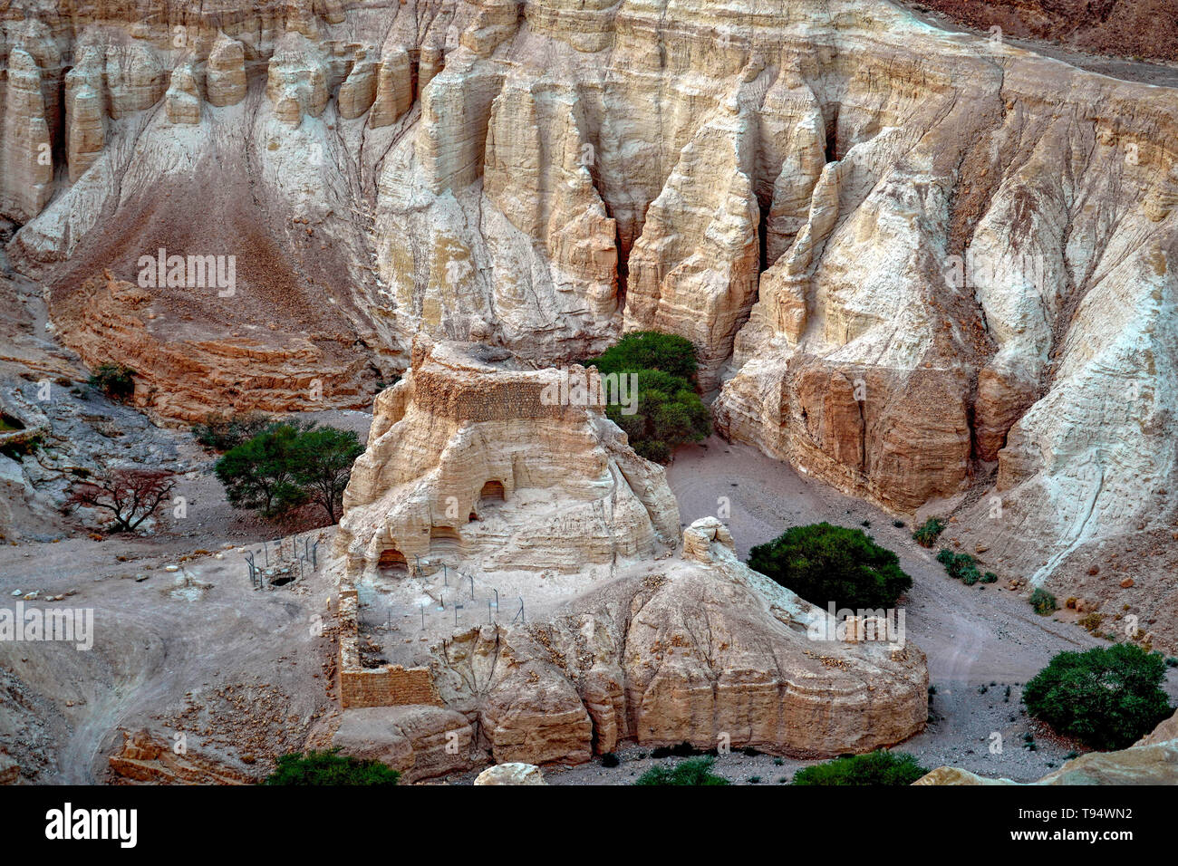 Marl stone formations. Eroded cliffs made of marl. Marl is a calcium ...