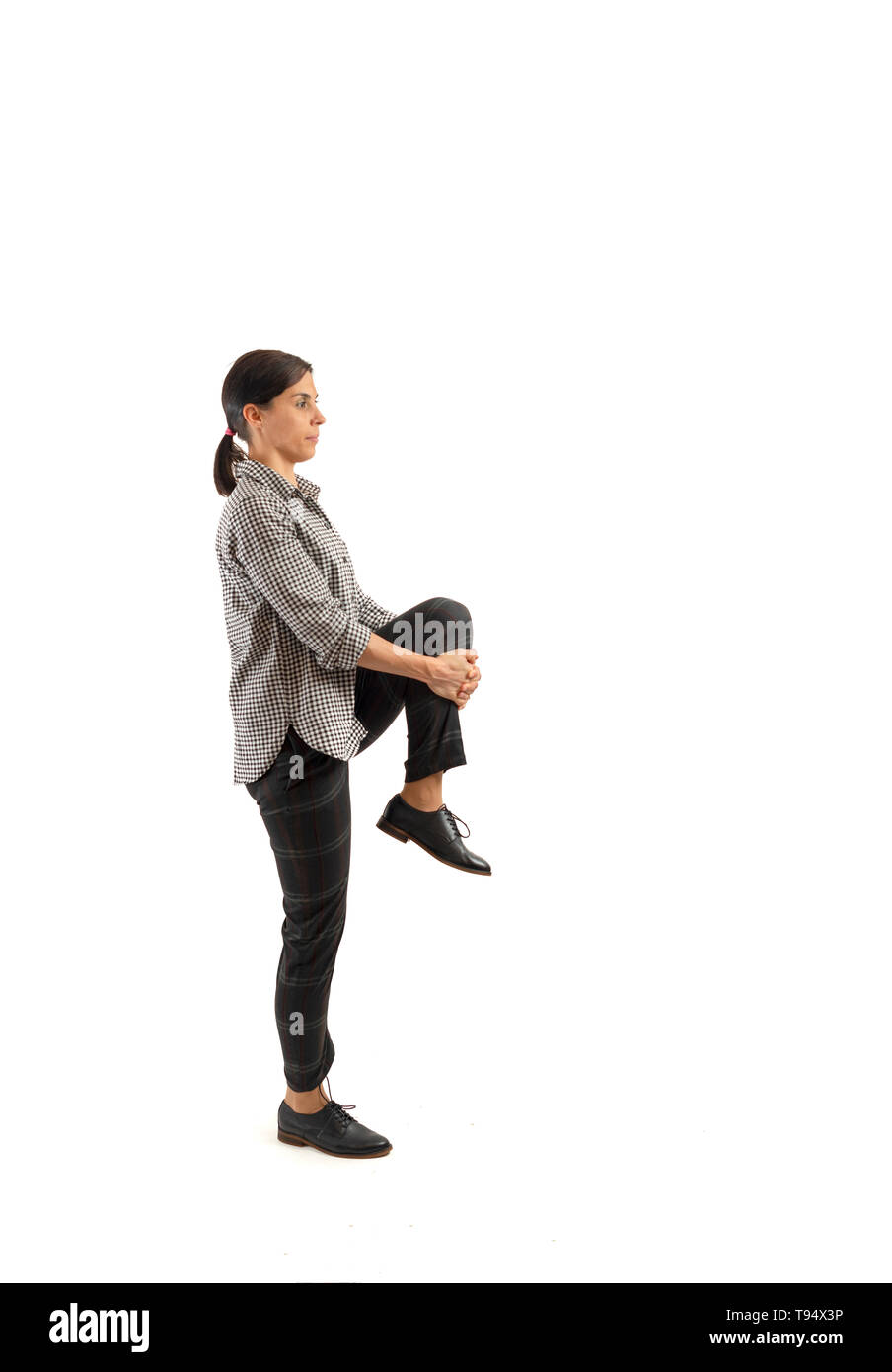 Stretching exercise desk hi-res stock photography and images - Alamy