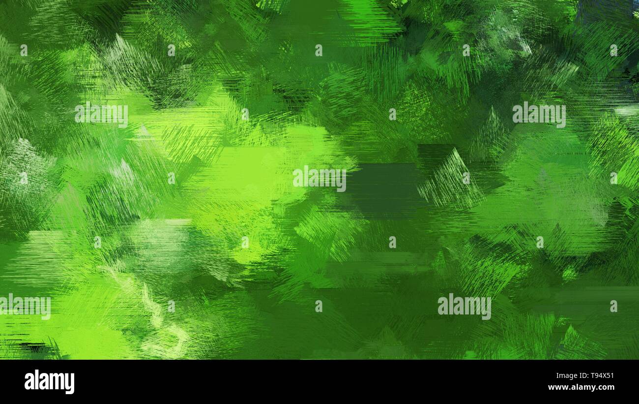 brush strokes texture with forest green, yellow green and moderate ...