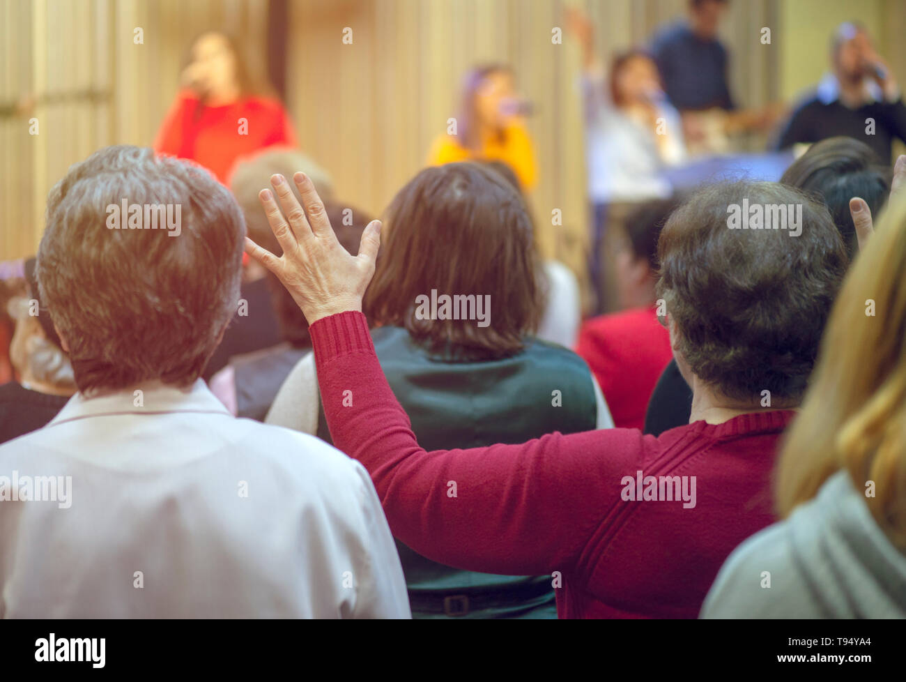 Praise concert background hi-res stock photography and images - Alamy