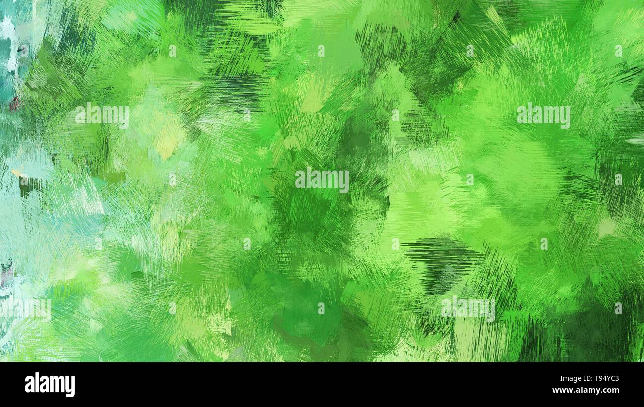 abstract moderate green, tea green and very dark green watercolor ...