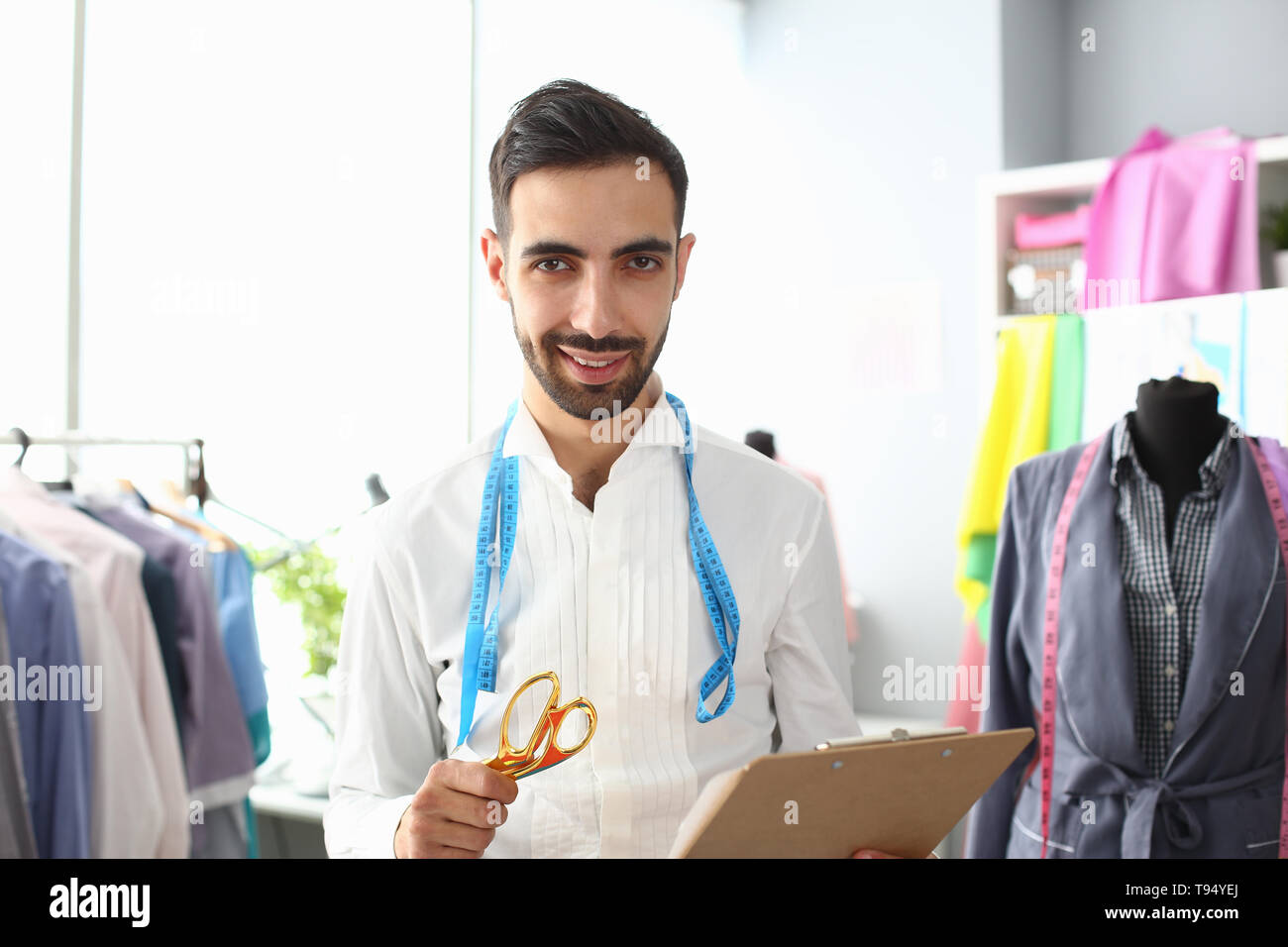 Fashion designer atelier design studio interior hi-res stock ...