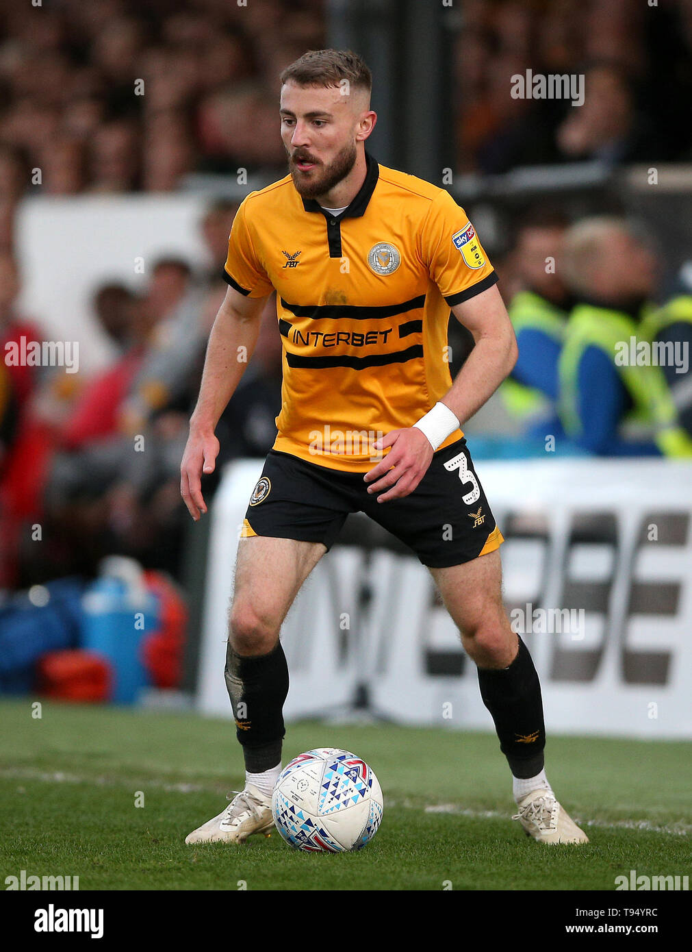 Newport County's Dan Butler Stock Photo - Alamy
