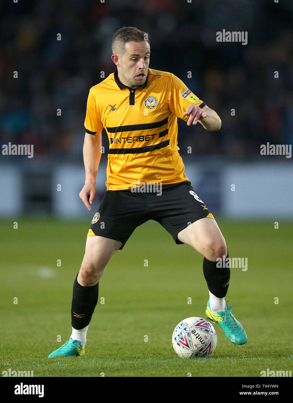 Newport County's Matt Dolan Stock Photo - Alamy