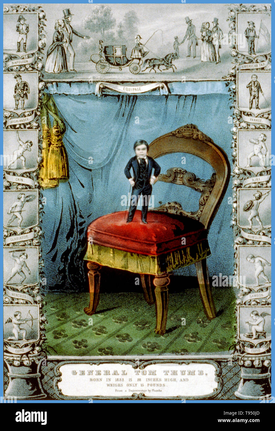 Charles stratton 1838 1883 famous dwarf hi-res stock photography and ...